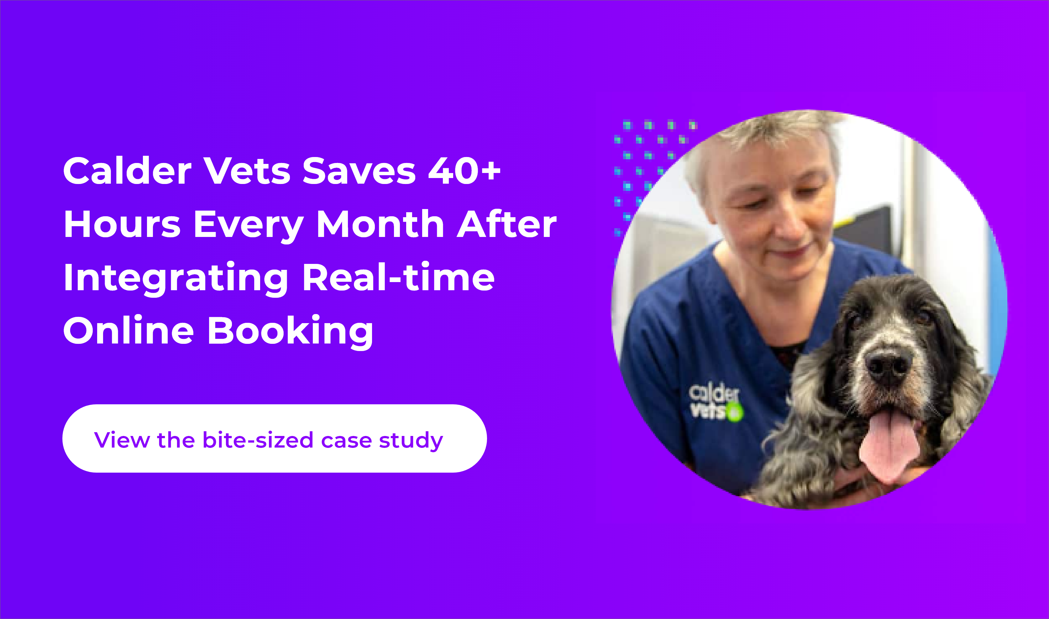 Calder Vets Saves 40+ Hours Every Month After Integrating Real-time ...