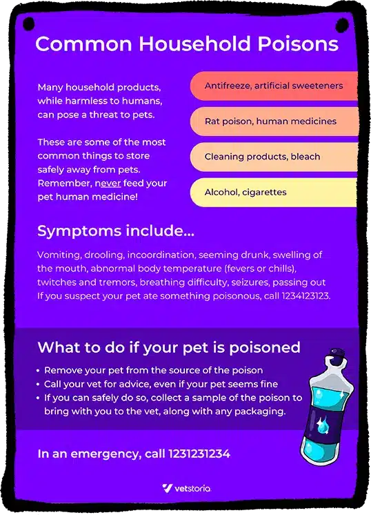Pet Poison Prevention Month - Vetstoria Content Packs